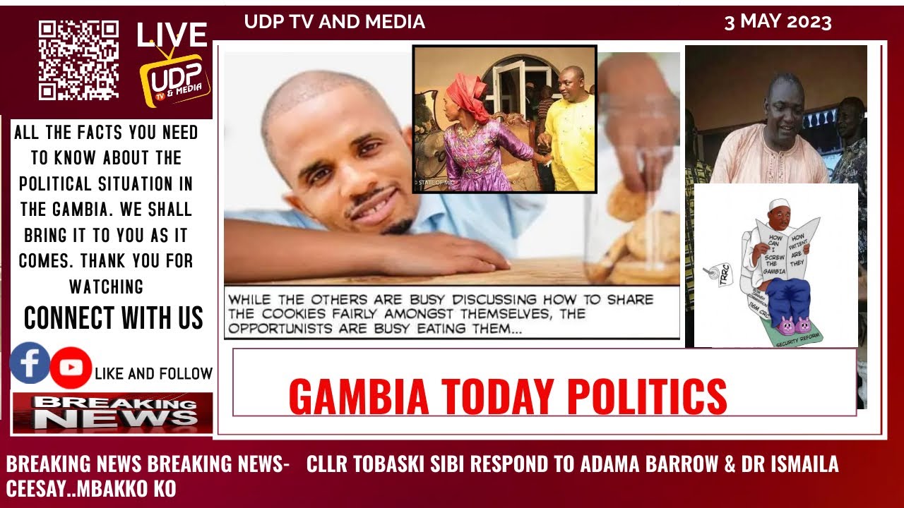 BREAKING NEWS BREAKING NEWS- CLLR TOBASKI SIBI RESPOND TO ADAMA BARROW ...