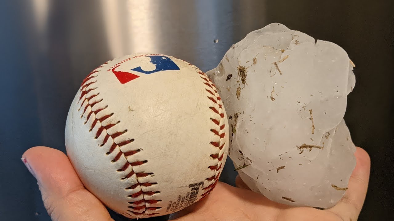 Baseball-sized hail drops in Orange Beach during overnight storms ...