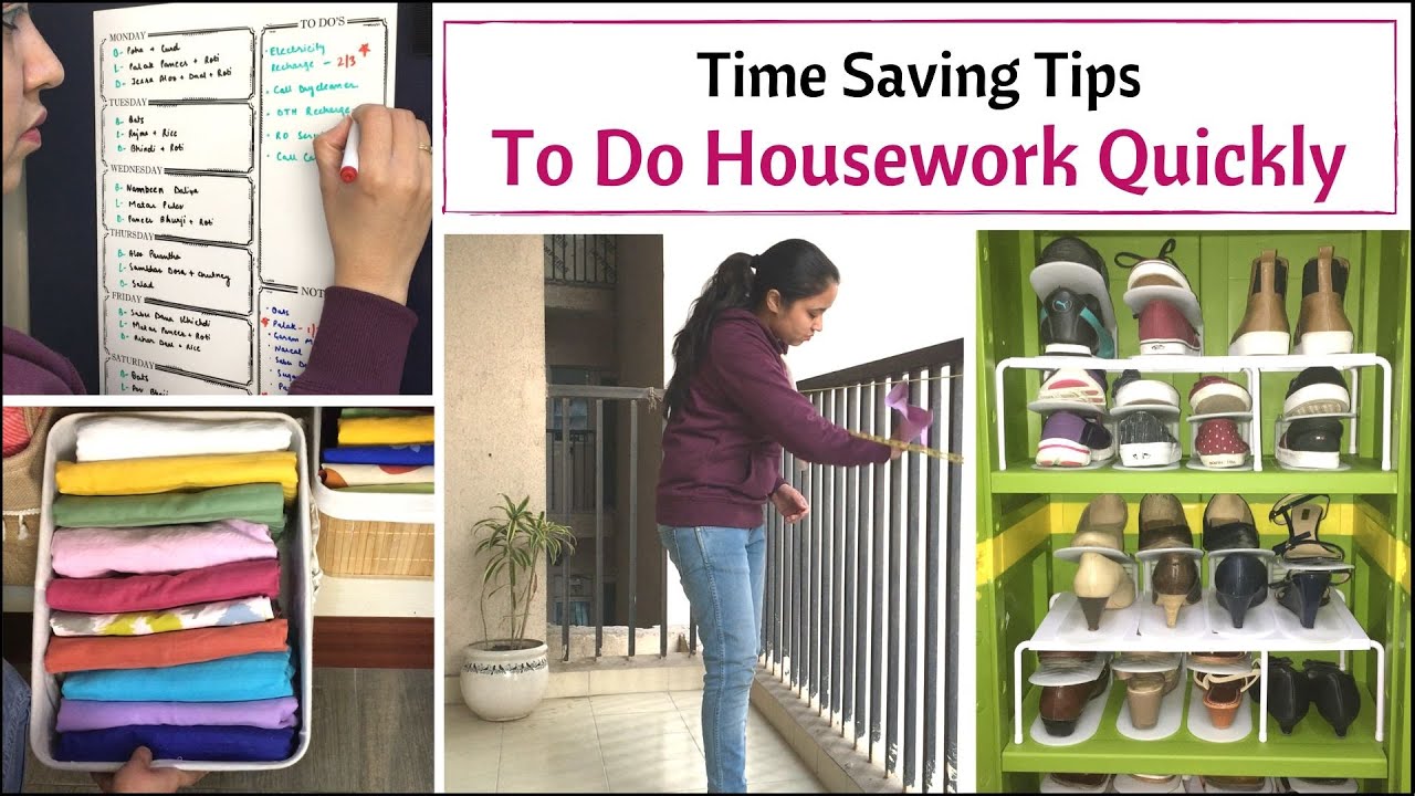 7 Best Time Saving Home Organizing Tips | How To Save Time In Home And ...
