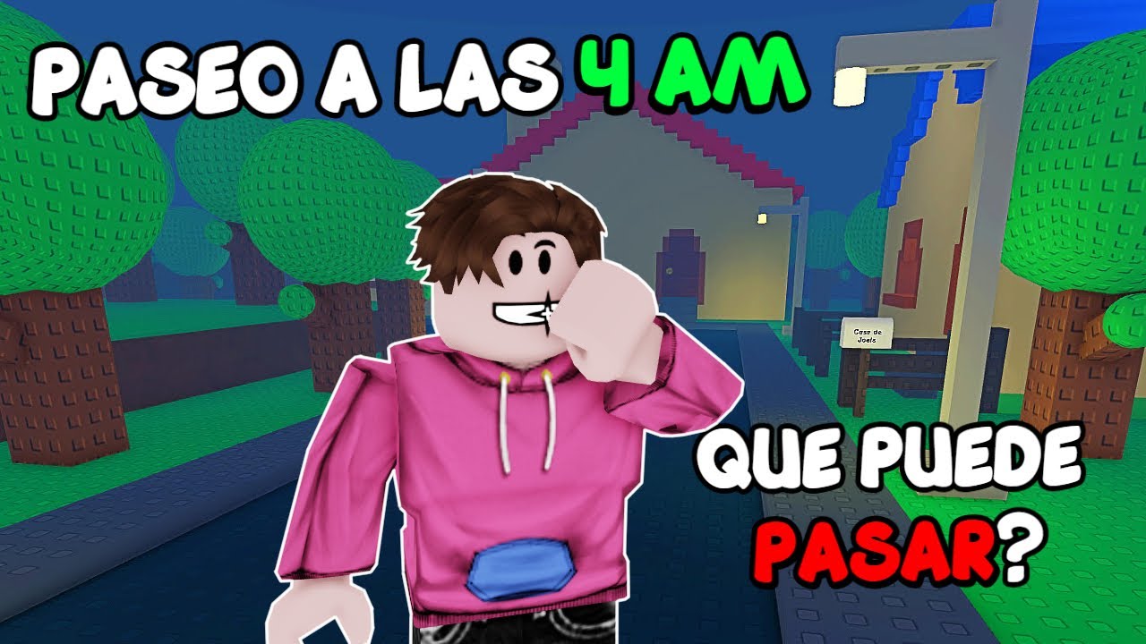 Damos Un PASEO a Las 4 AM...🌙 en ROBLOX - YouTube
