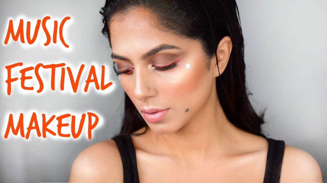 Music Festival Makeup Tutorial | Tomorrowland - YouTube