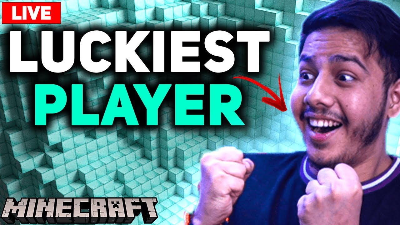 [ DAY 4 ] I Am LUCKIEST PLAYER Ever !! || Gaming Aura - Minecraft - YouTube