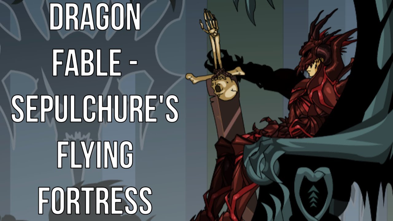 DragonFable - Sepulchure's Flying Fortress - YouTube