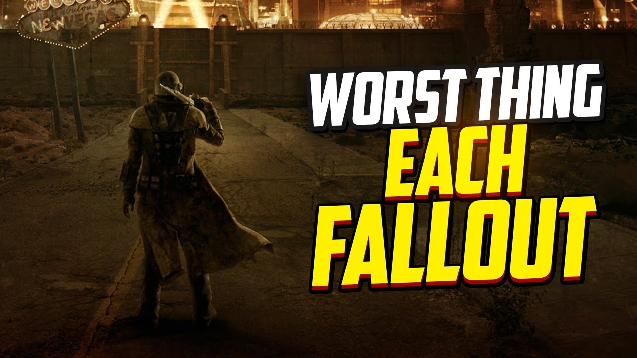 The Worst Thing About Each Fallout - YouTube