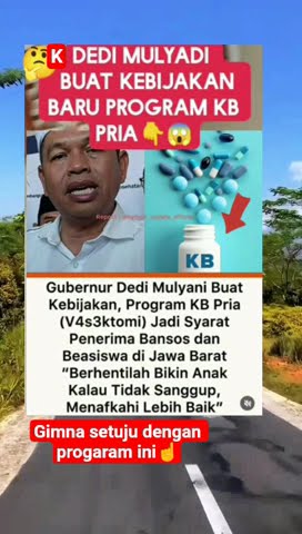 kang Dedi Mulyadi membuat program KB Untuk pria #shortsviral #shortsvideo - YouTube