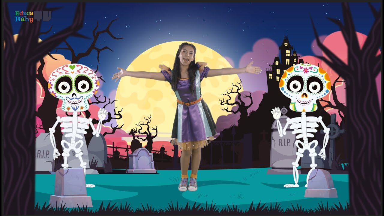 💀 Halloween Party - On Halloween Night, Skeletons Play CHUMBALA ...