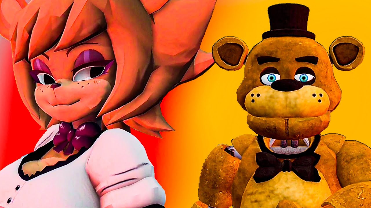 fnia and freddy fazbear | 3d animation| test sfm - YouTube