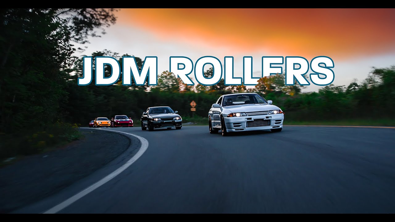 Golden Hour JDM Rollers | GTR | SUPRA | EVO | WIDEBODY | RX7 - YouTube