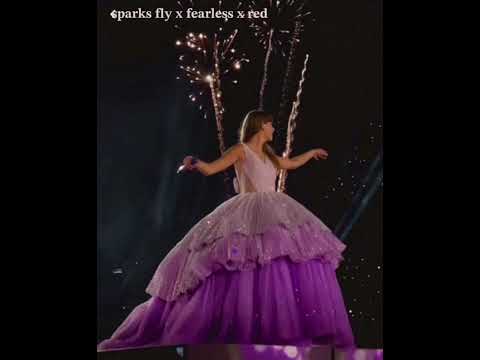 Sparks fly x fearless x red ( sorry for the long video)#taylorswift # ...