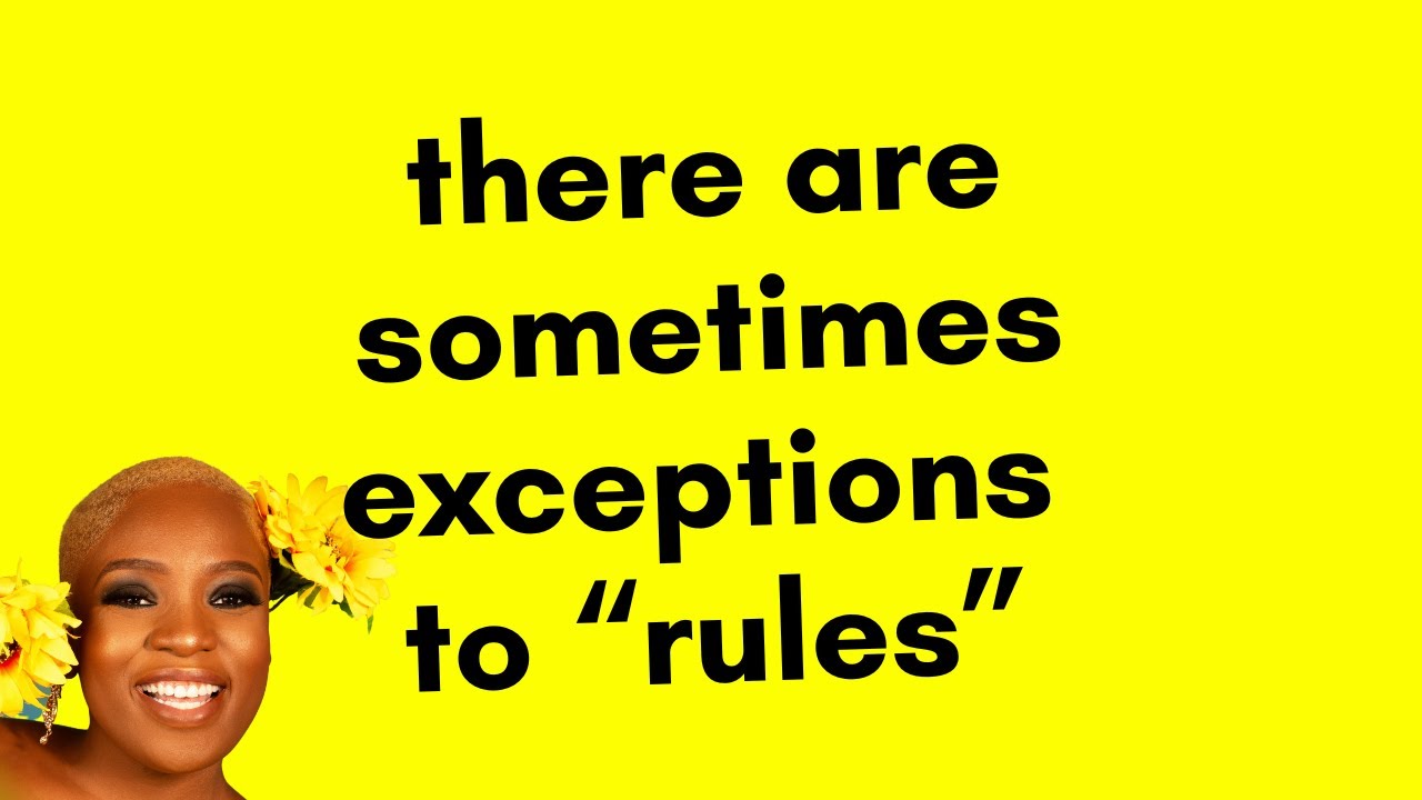 S02E235 - There are sometimes exceptions to "rules" - YouTube
