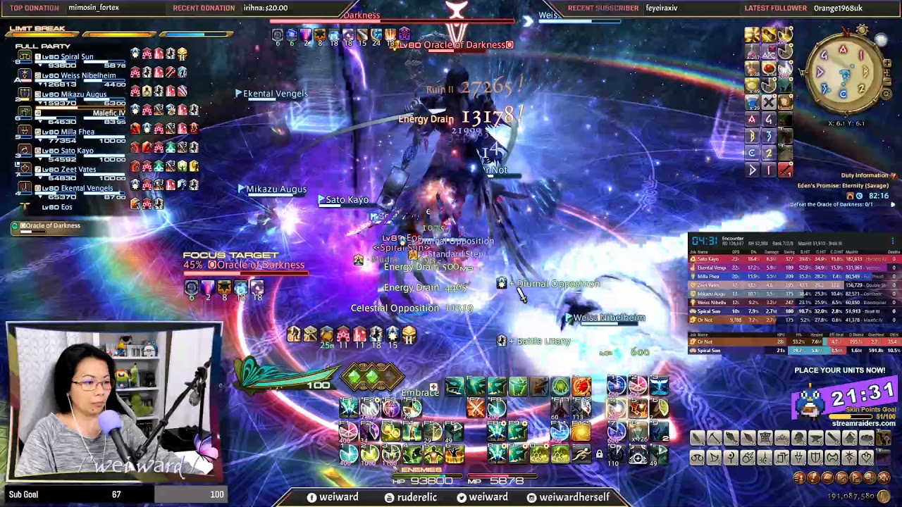 FFXIV E12S Eden's Promise: Eternity (Savage) - Phase 2 Clear - SCH ...