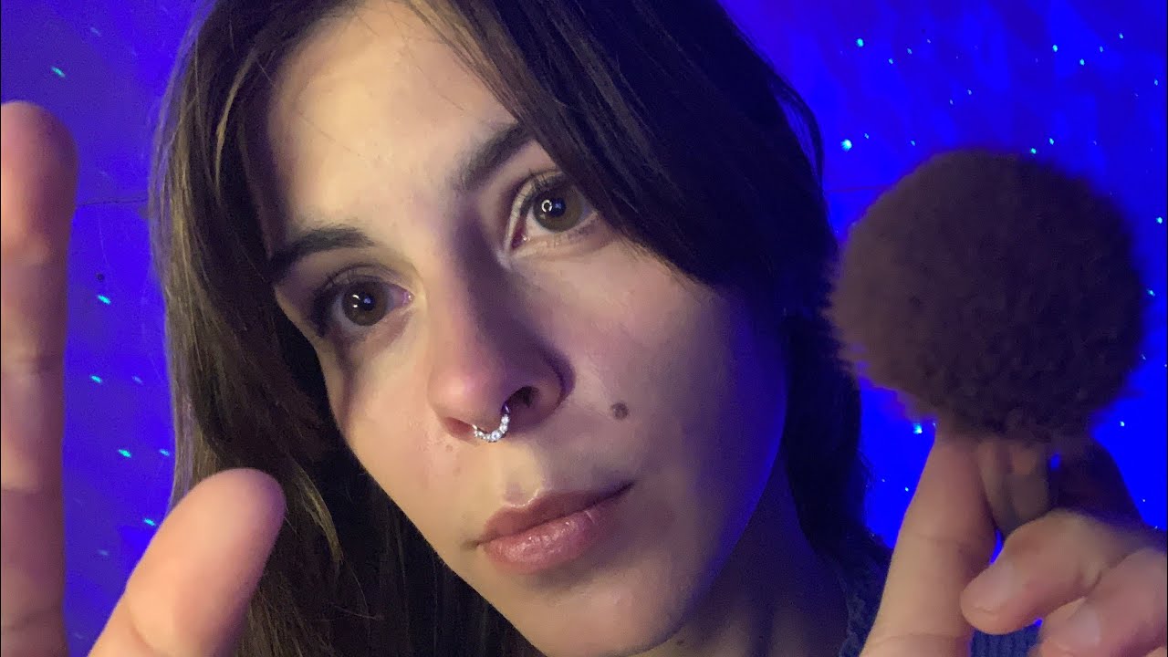 ASMR UP CLOSE PERSONAL ATTENTION FOR SLEEP ( face touching, face ...