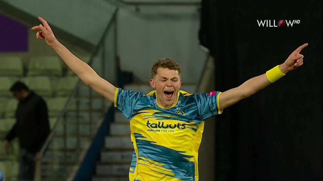 Henry Brookes 4 wickets vs Yorkshire | T20 Blast - WAR vs YRK - YouTube