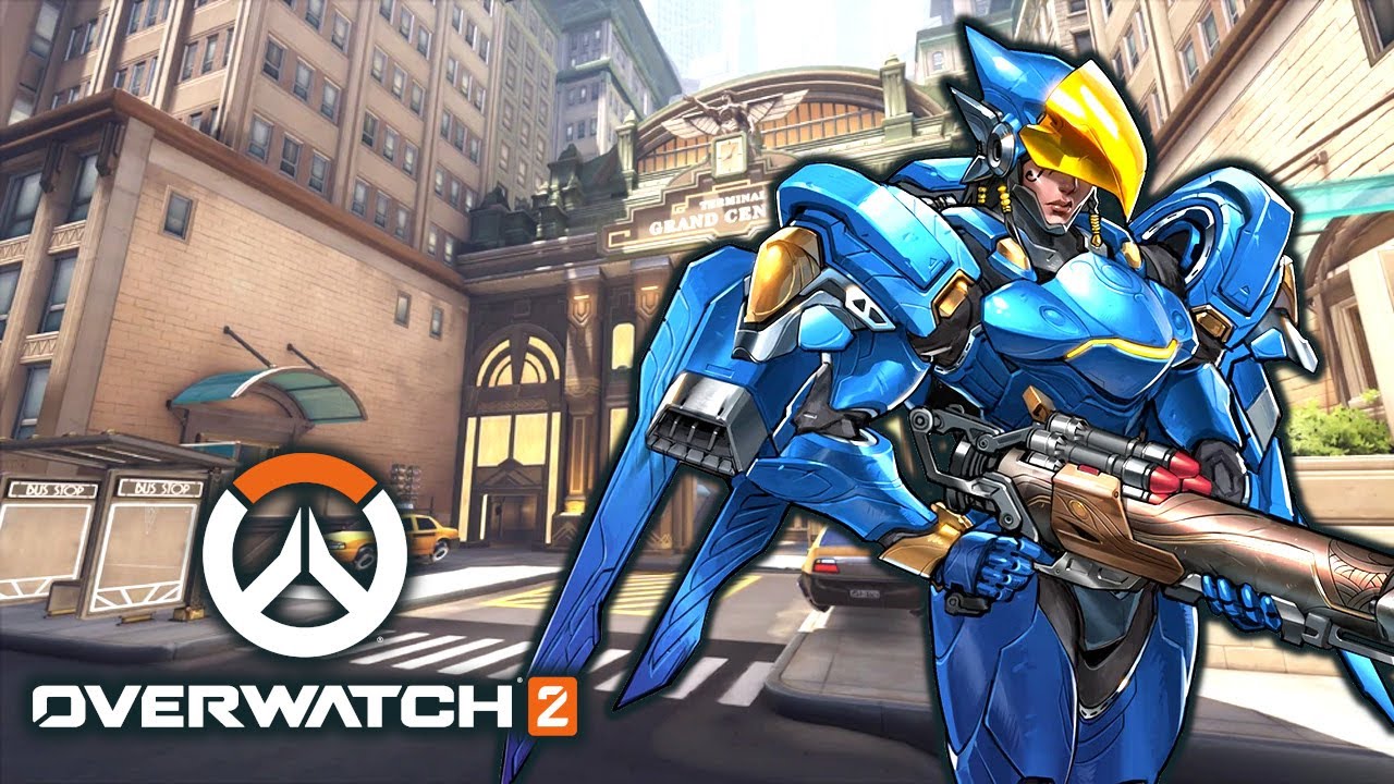 Dealing With Anti-Air - Pharah on Midtown - Overwatch 2 Gameplay - YouTube