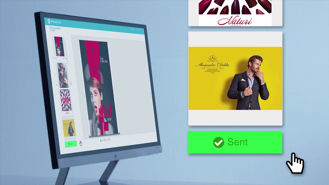 HP DesignJet Click - Workflow solutions for DesignJet - YouTube