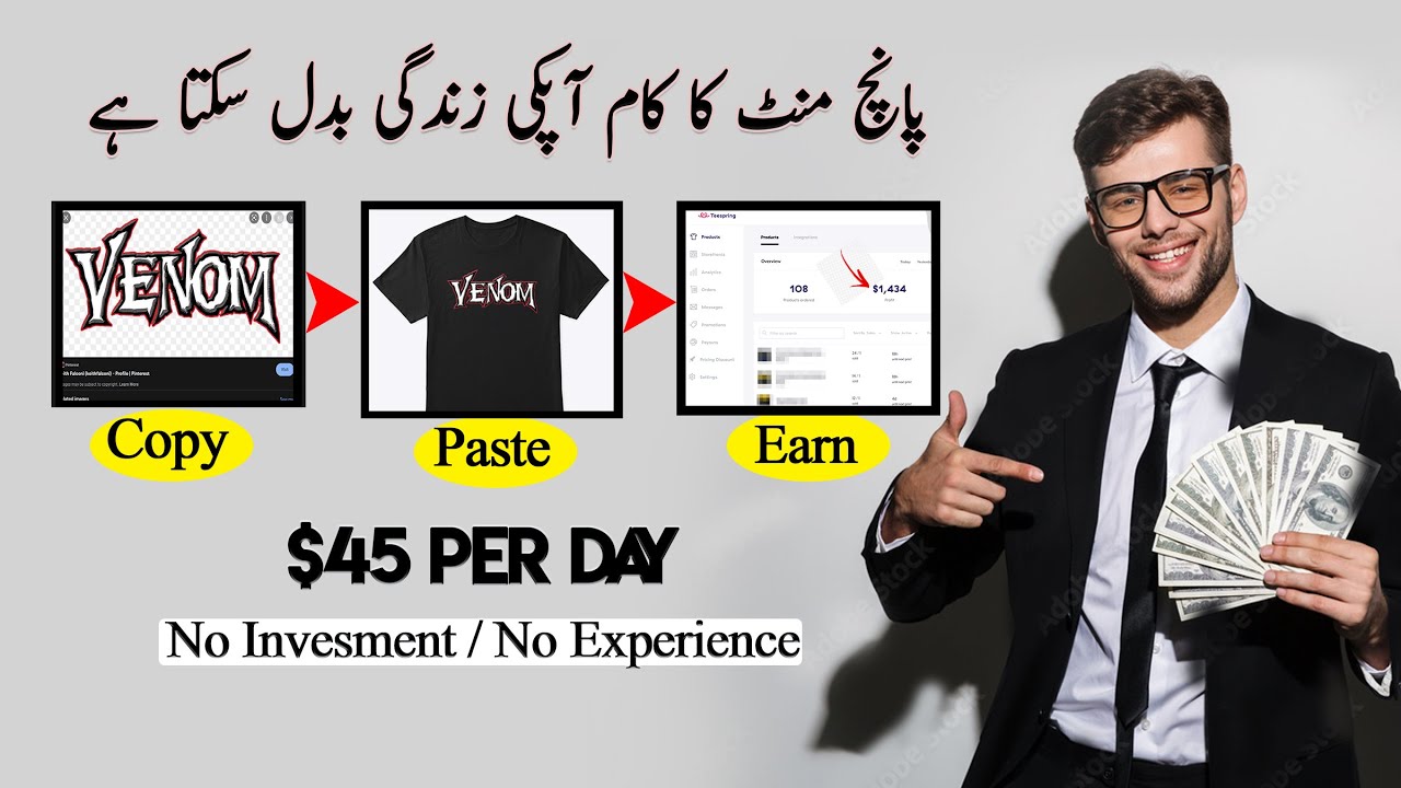 Create a T-Shirt Design And Earn Daily $45 | Make Money From T-Shirt ...