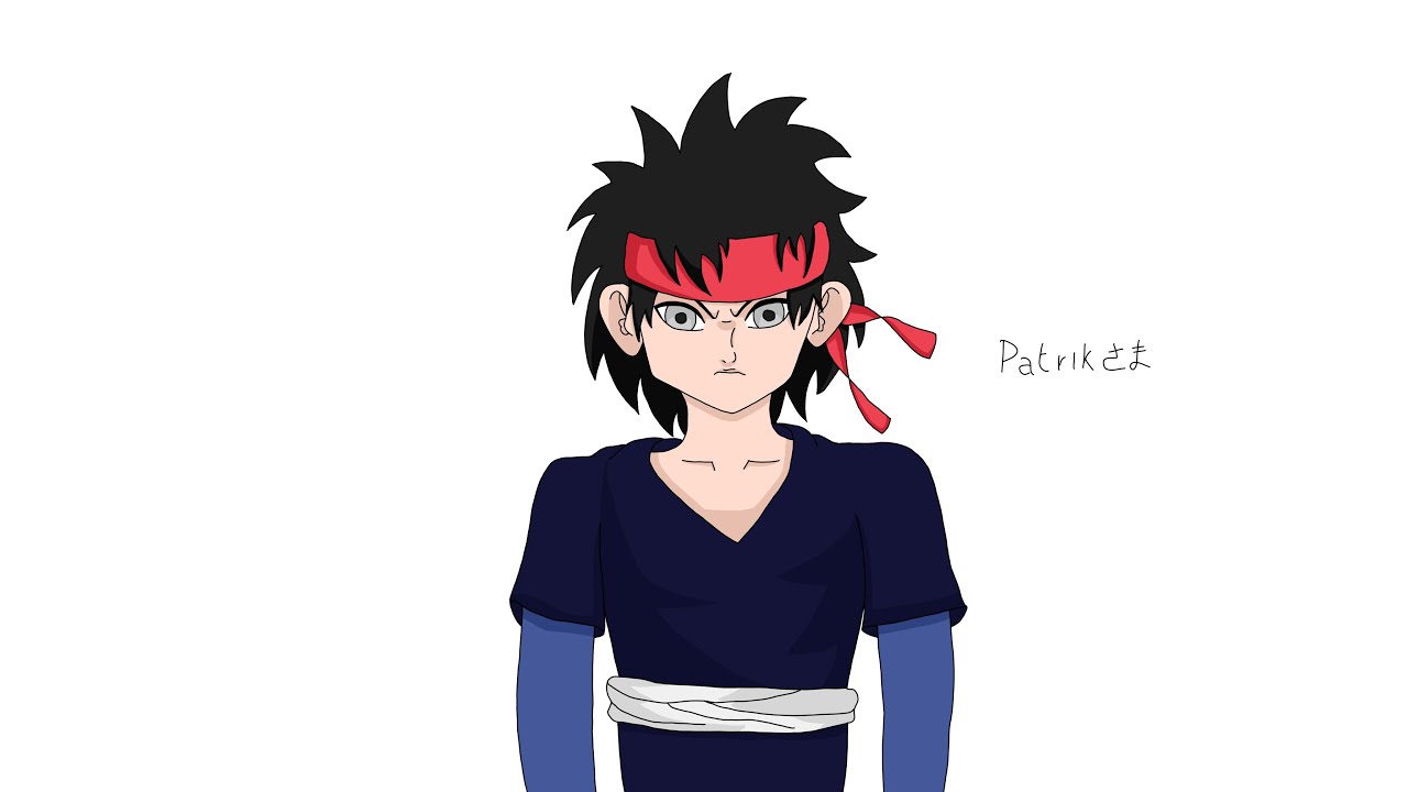 Drawing random anime guy - Krita Speedpaint - YouTube