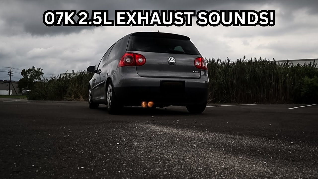 07k 2.5L VW Rabbit Full Exhaust Sounds! - YouTube
