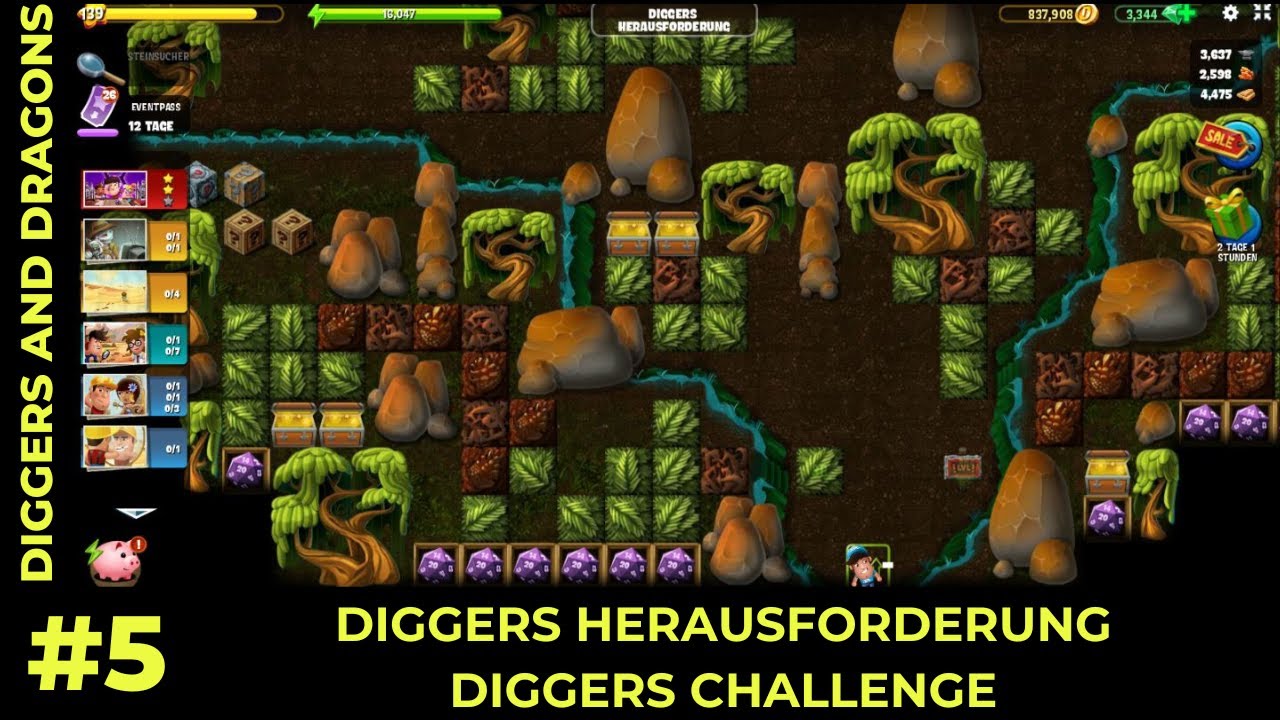 Diggers Herausforderung | Diggers Challenge | Diggers and Dragons ...