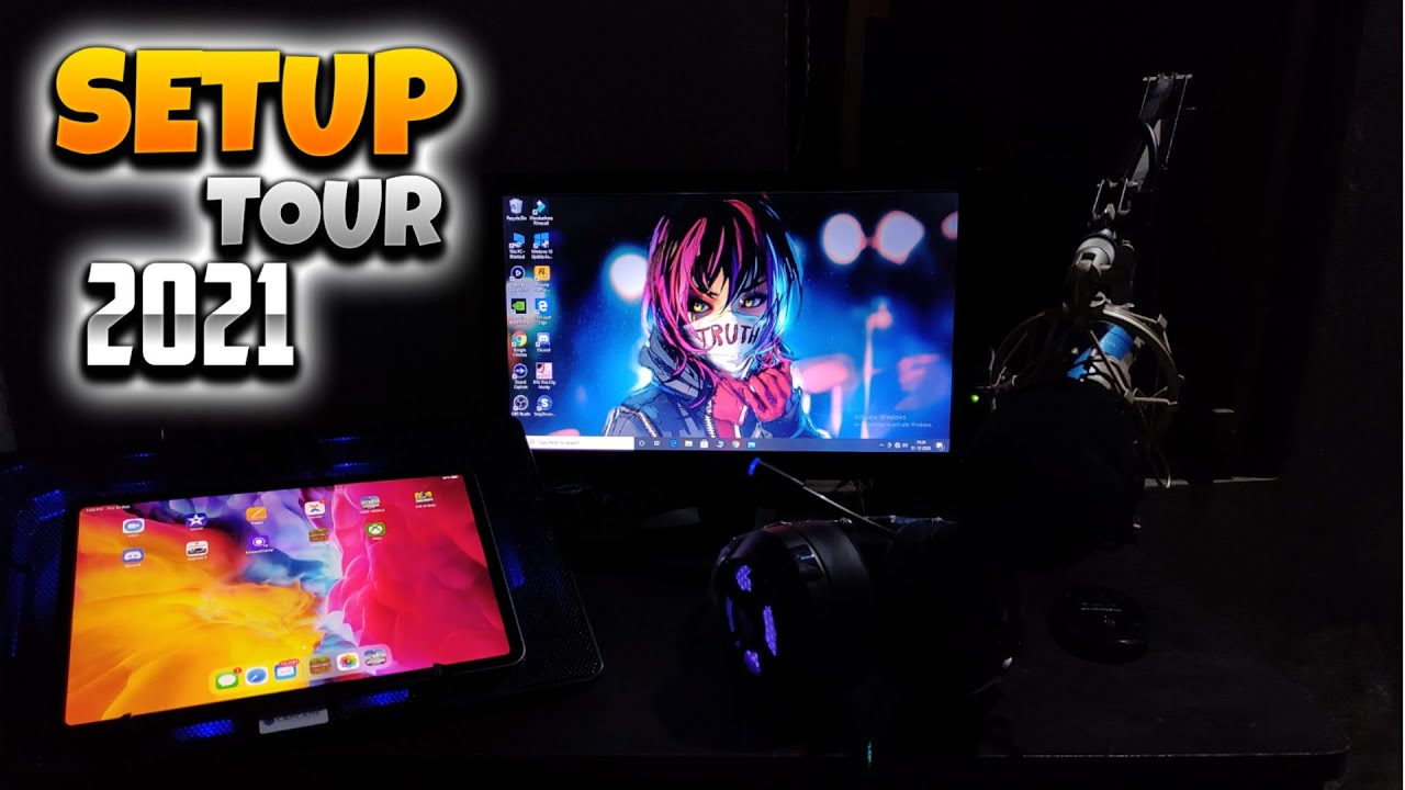 Setup Tour 2021(4kVideo) | 1k Special Video | 2 Lakh+ Rupees Setup ...