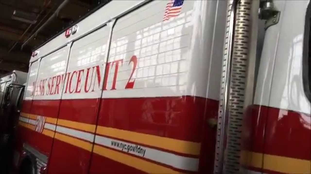 SUPER EXCLUSIVE WALK AROUND OF THE BRAND NEW FDNY MASK SERVICE UNIT 2 ...