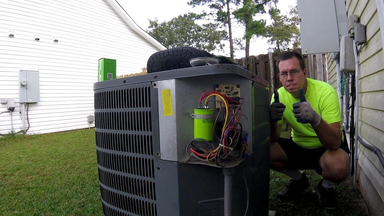 Unit Stops Working On A Bad Raining Day - YouTube