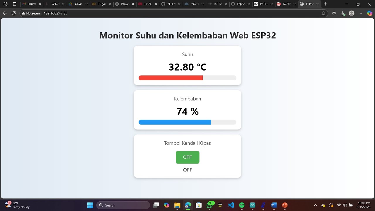 PROYEK PEMOGRAMAN WEB - MONITORING SUHU DAN KELEMBABAN - YouTube