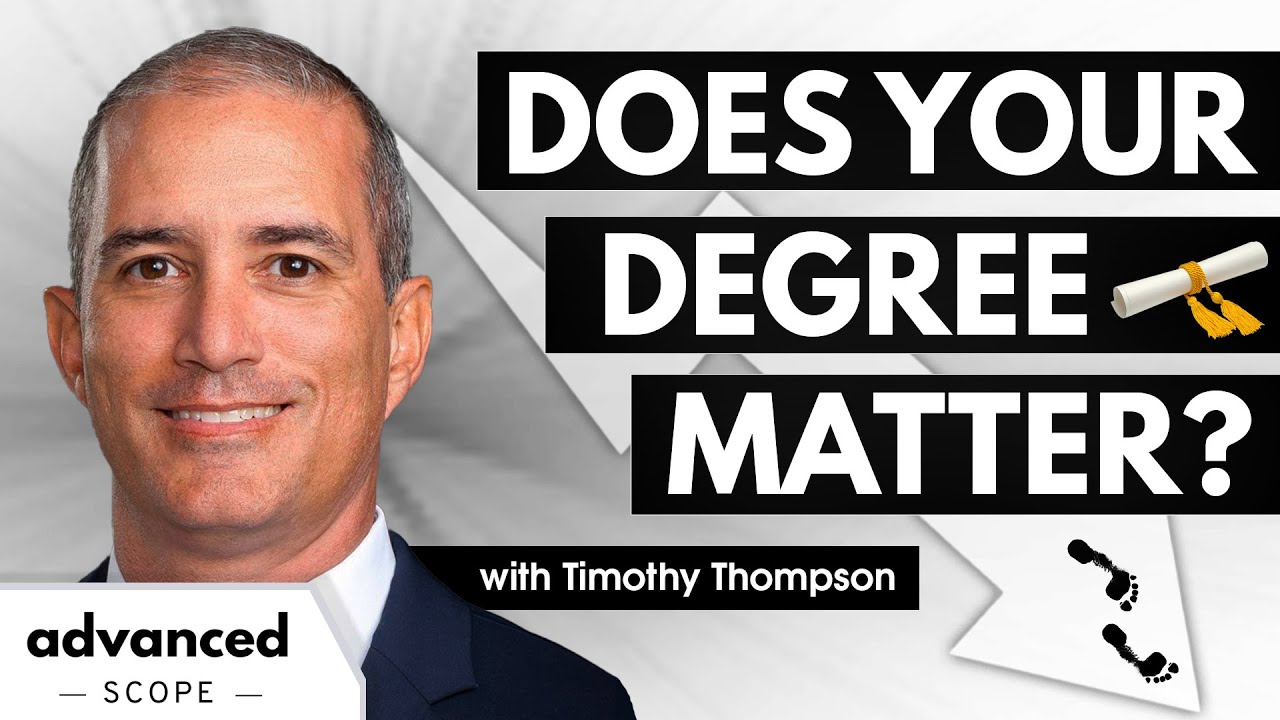 Does Your Degree Matter? with Timothy Thompson - YouTube