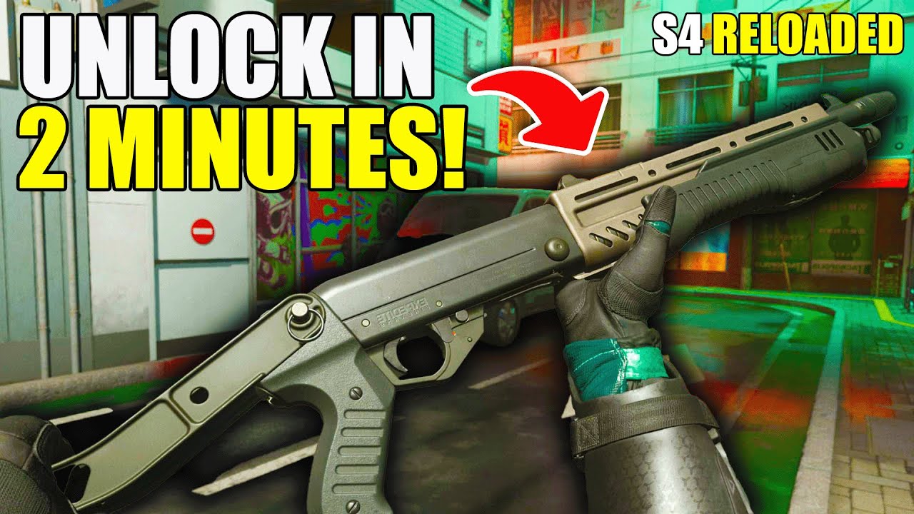 How To INSTANTLY UNLOCK SPAS 12- RECLAIMER 18 in MW3 / Warzone Season 4 ...