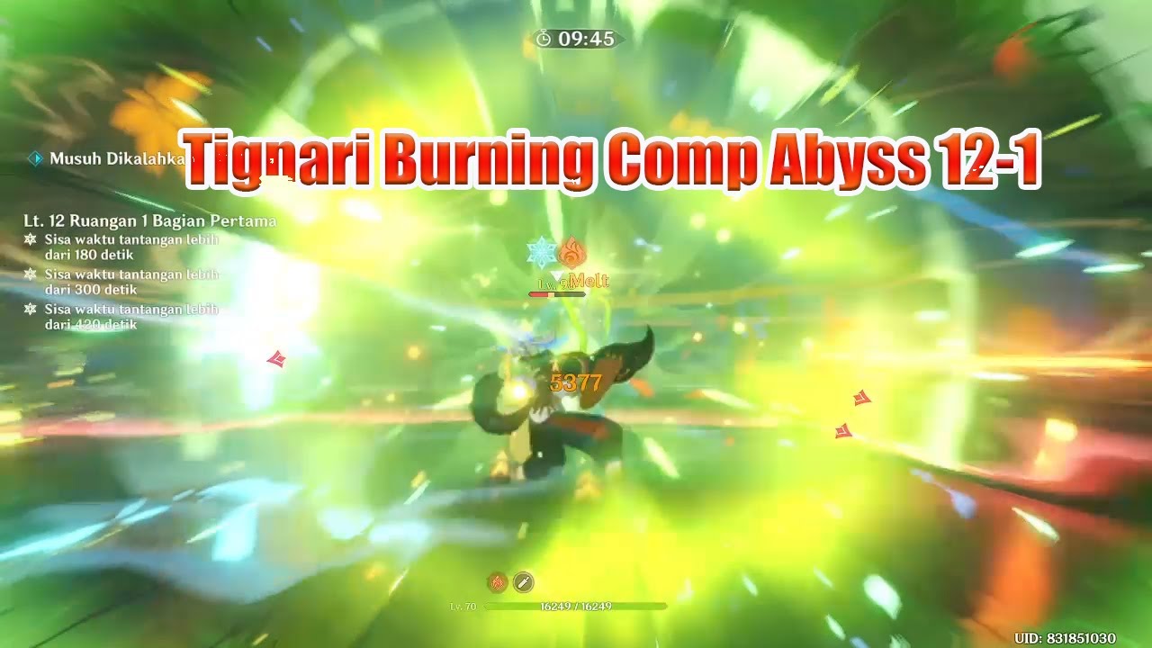 C0 Lvl 70 Tighnari Burning Comp Abyss 12-1 Genshin Impact - YouTube