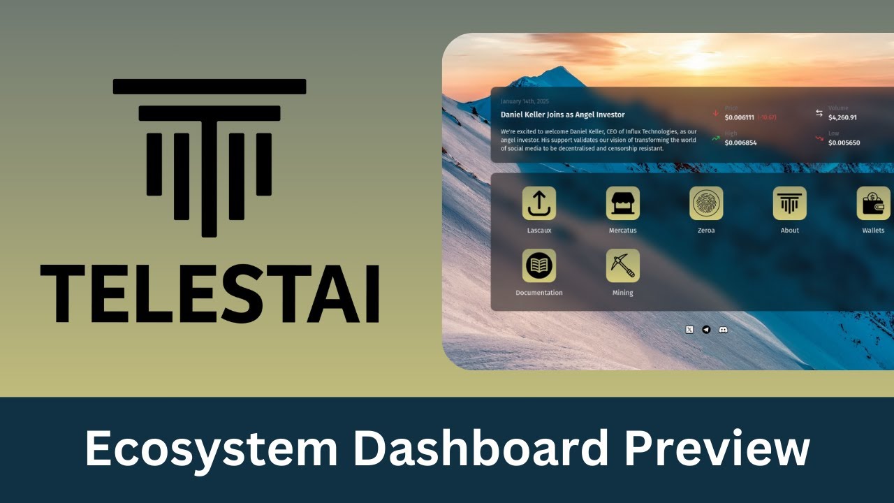 Telestai | Ecosystem Dashboard Preview - YouTube