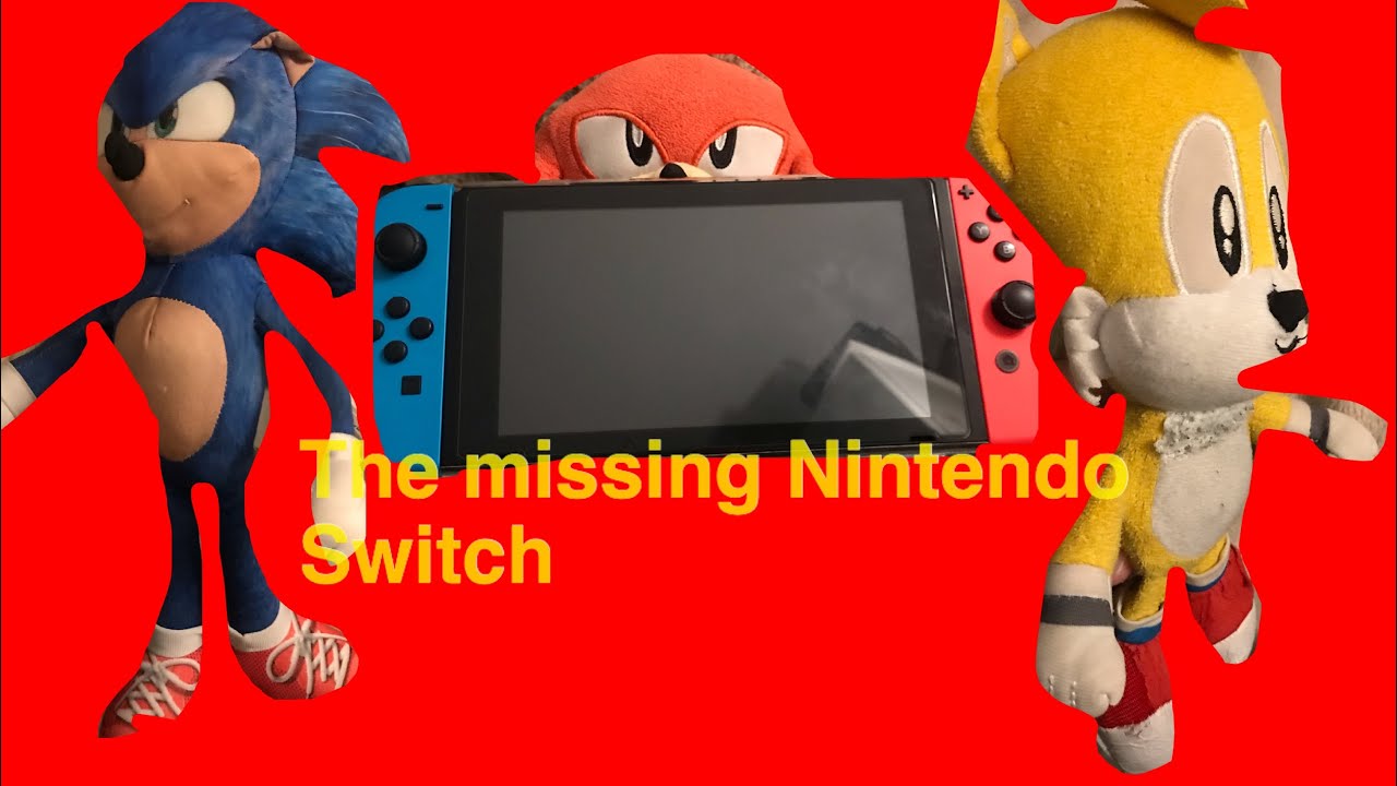 Sonic plush the missing Nintendo switch - YouTube