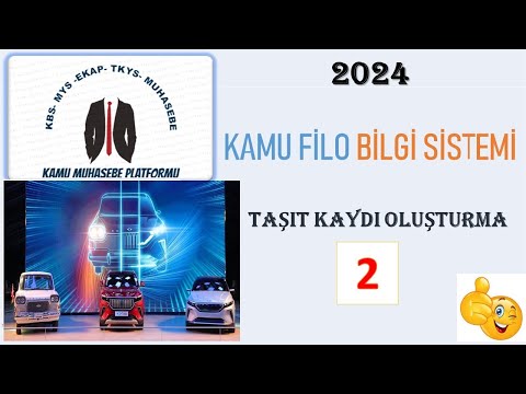 KAMU FİLO BİLGİ SİSTEMİ ARAÇ KAYDI 2