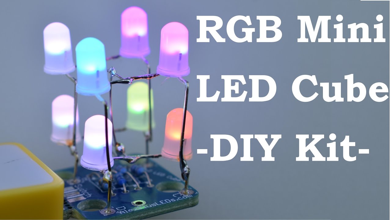 DIY Color Changing LED Cube - YouTube