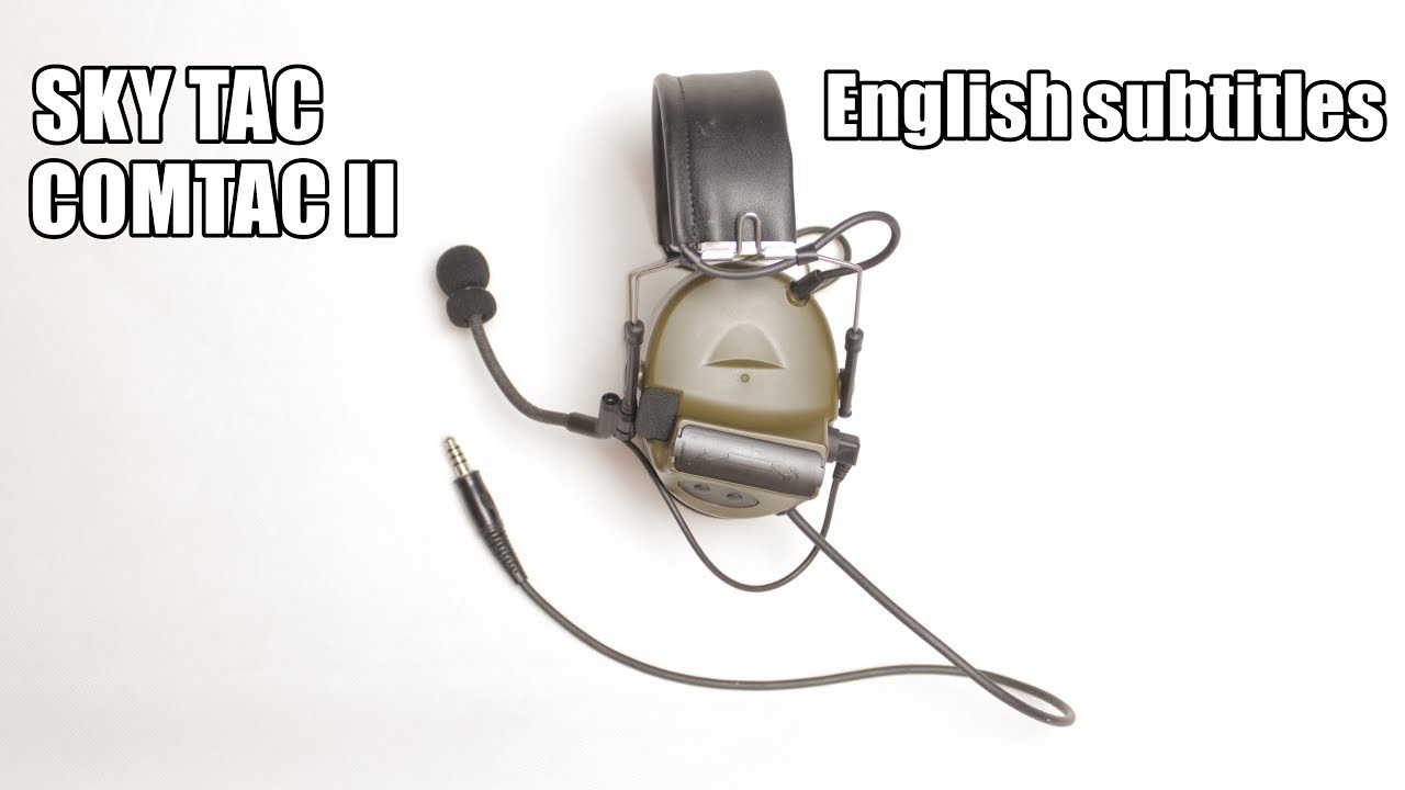 Обзор на реплику активных наушников Comtac II от SKY Tac - YouTube