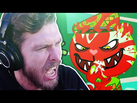 VAPOR REACTS TO HAPPY TREE FRIENDS EPISODE 4!