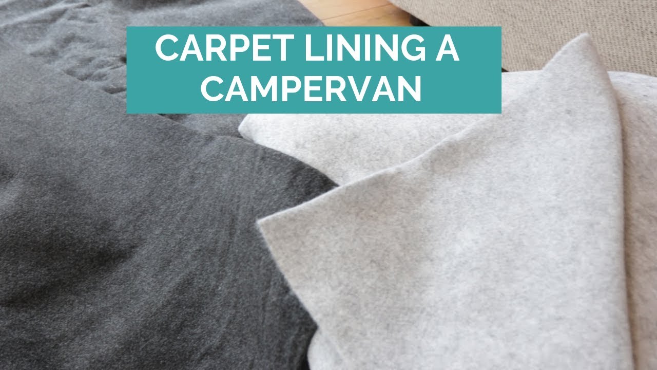 How To Finish Campervan Walls - Carpeting Wall Panels - YouTube