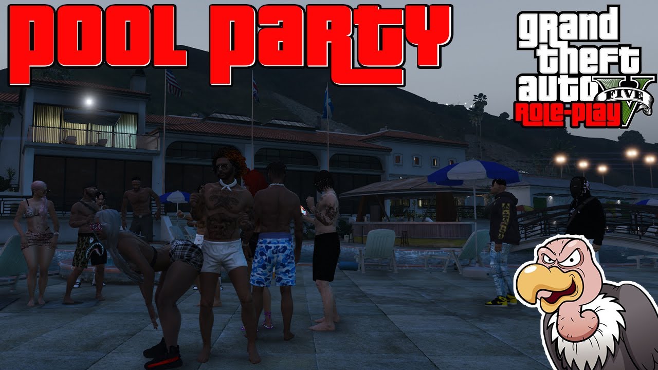 GTAV RP || Pool Party || Caribbean Life RP || Jamaica Worst Gamer - YouTube