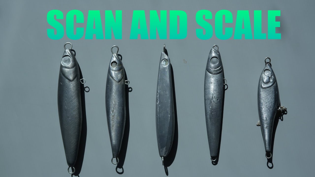 Scan and Scale - Fishing Lure Weight with CR Scan Otter - Part 1 - YouTube