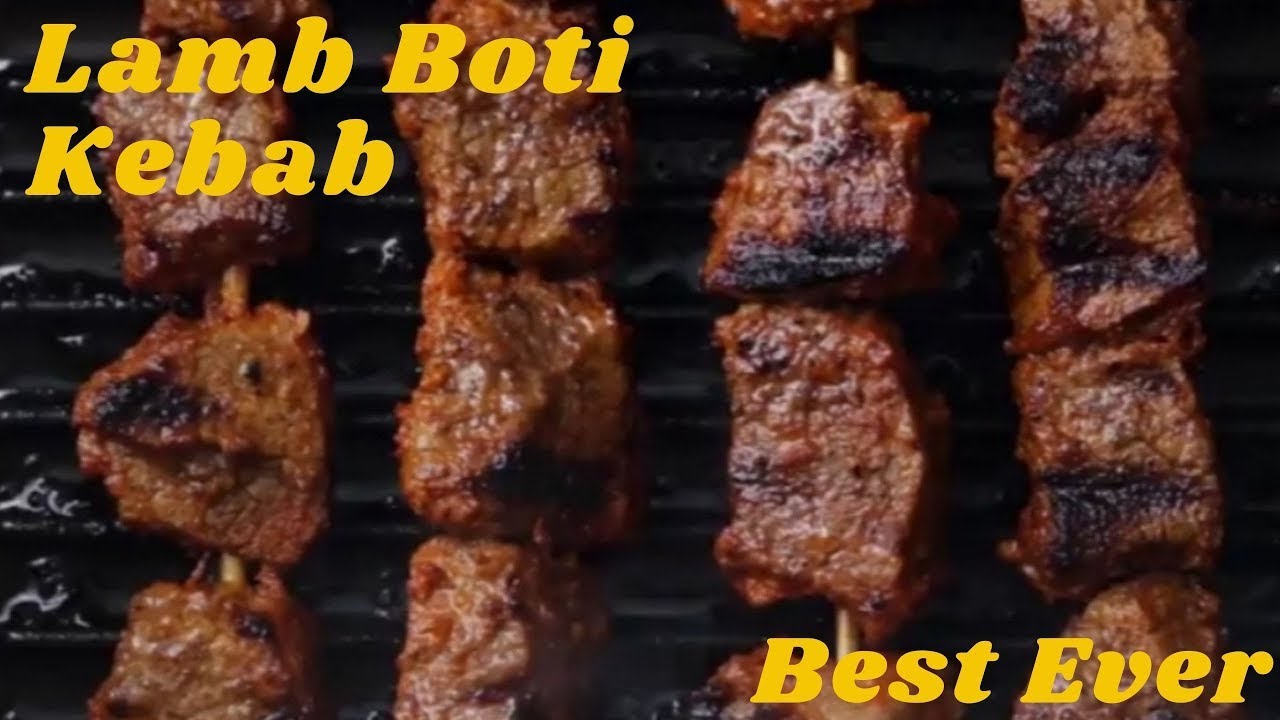 Tasty Lamb Boti Kebab || Home Made Lamb Tikka || Easy and Fast || Rouf ...