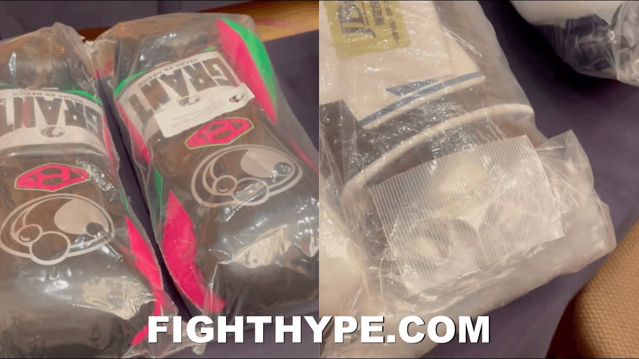FULTON'S TRAINER INSPECTS INOUE'S "OPEN” GLOVES & CLAIMS A PAIR WAS ...