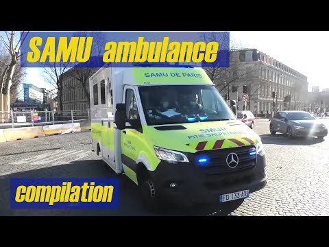 ambulance du SAMU compilation - YouTube