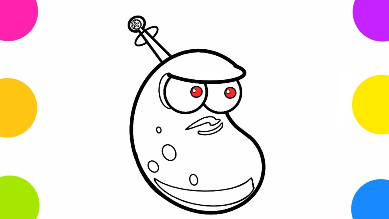 How to draw a Laser Bean from Plants vs Zombies 2 - YouTube
