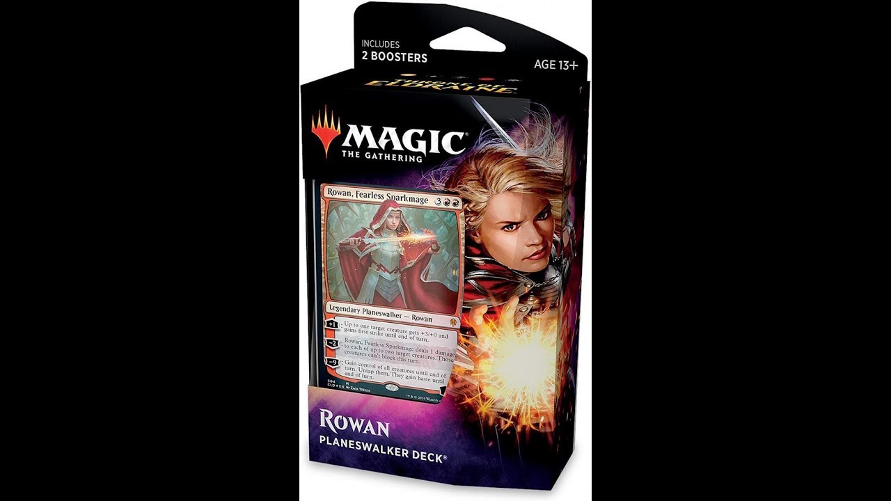 Unboxing Rowan Planeswalker Deck - YouTube