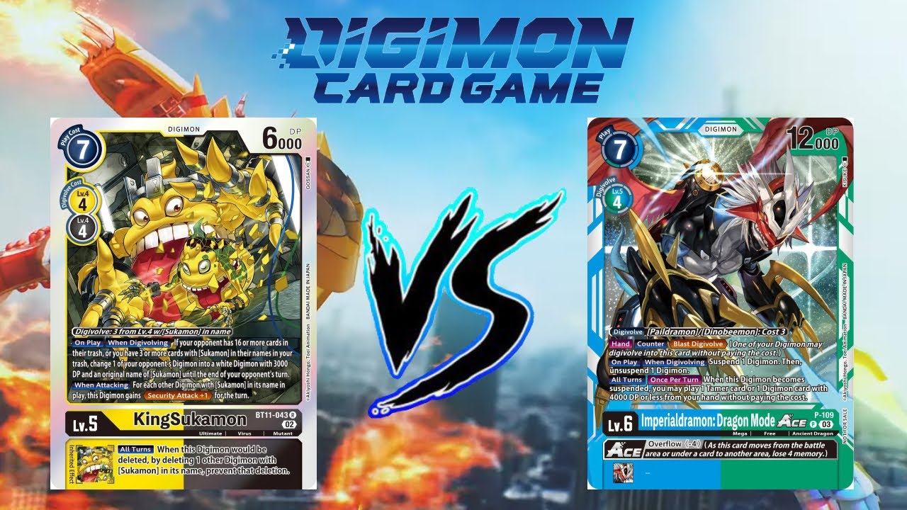 Digimon TCG | Duelos Narrados | Sukamon VS Imperialdramon. - YouTube