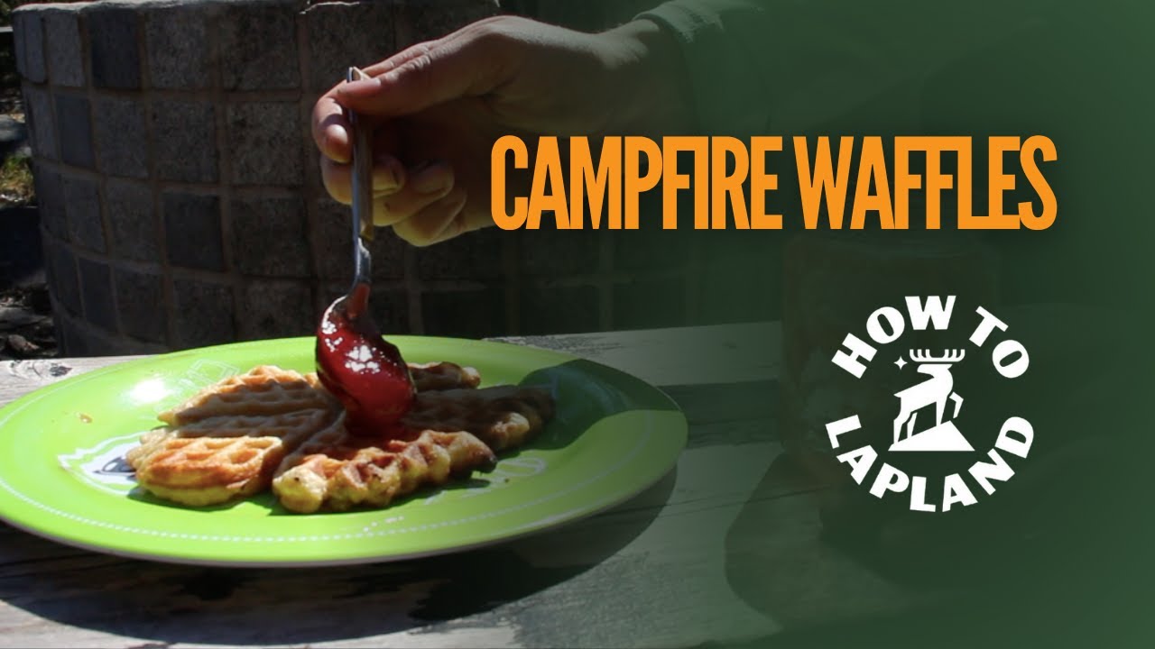 How to Make Campfire Waffles | Easy Outdoor Recipe Over the Fire - YouTube