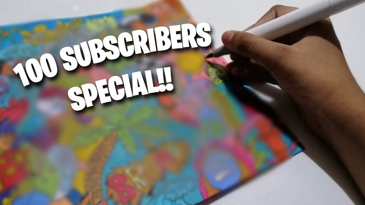 Most doodles Ever by me(100 subscribers special) - YouTube