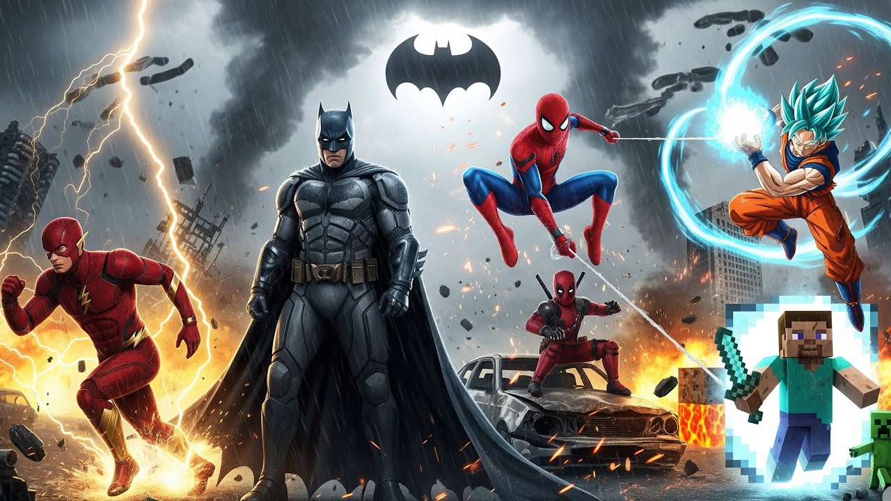 EPIC Multiverse Battle! Goku, Spider-Man, Flash & More Collide in One ...
