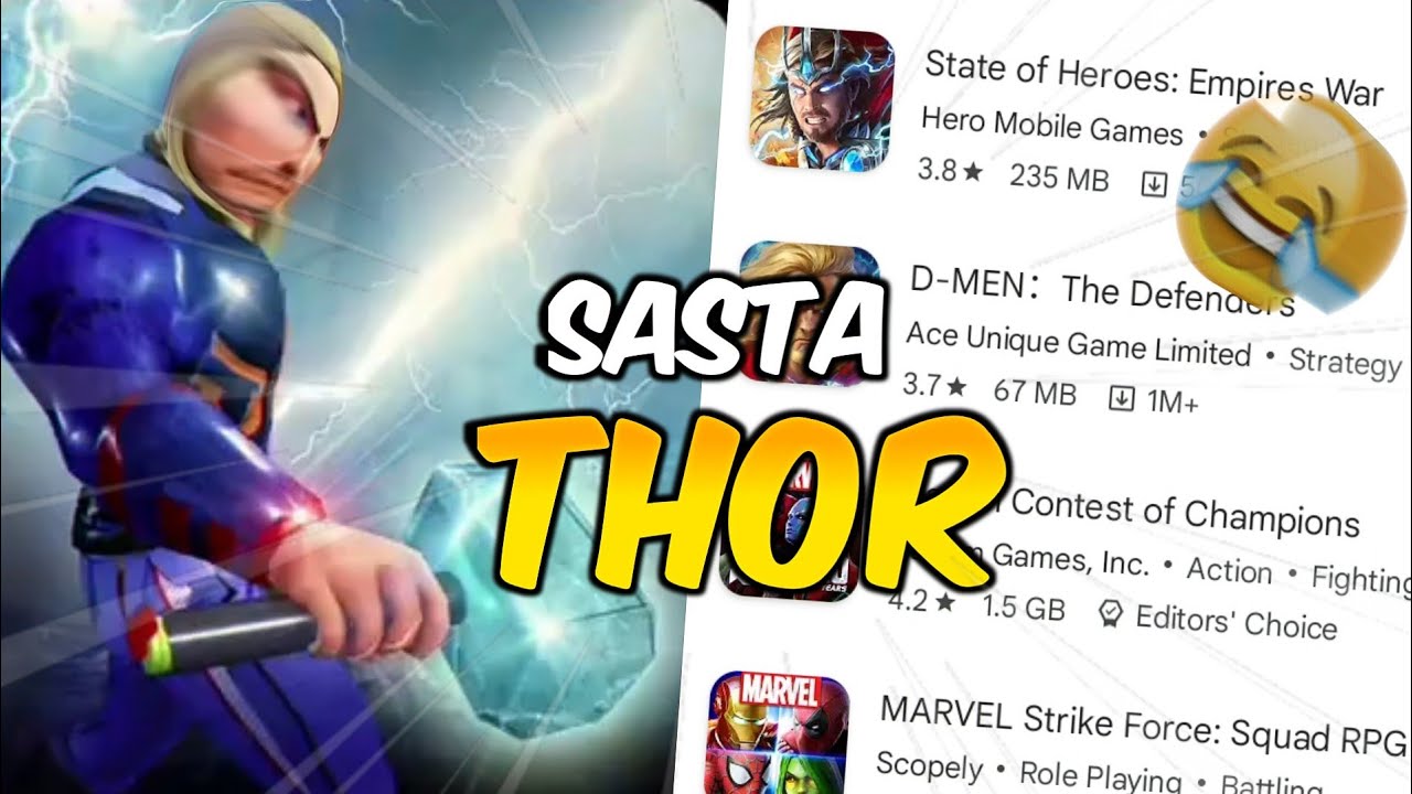 I FOUND THE WORST THOR Games From PLAY STORE - YouTube