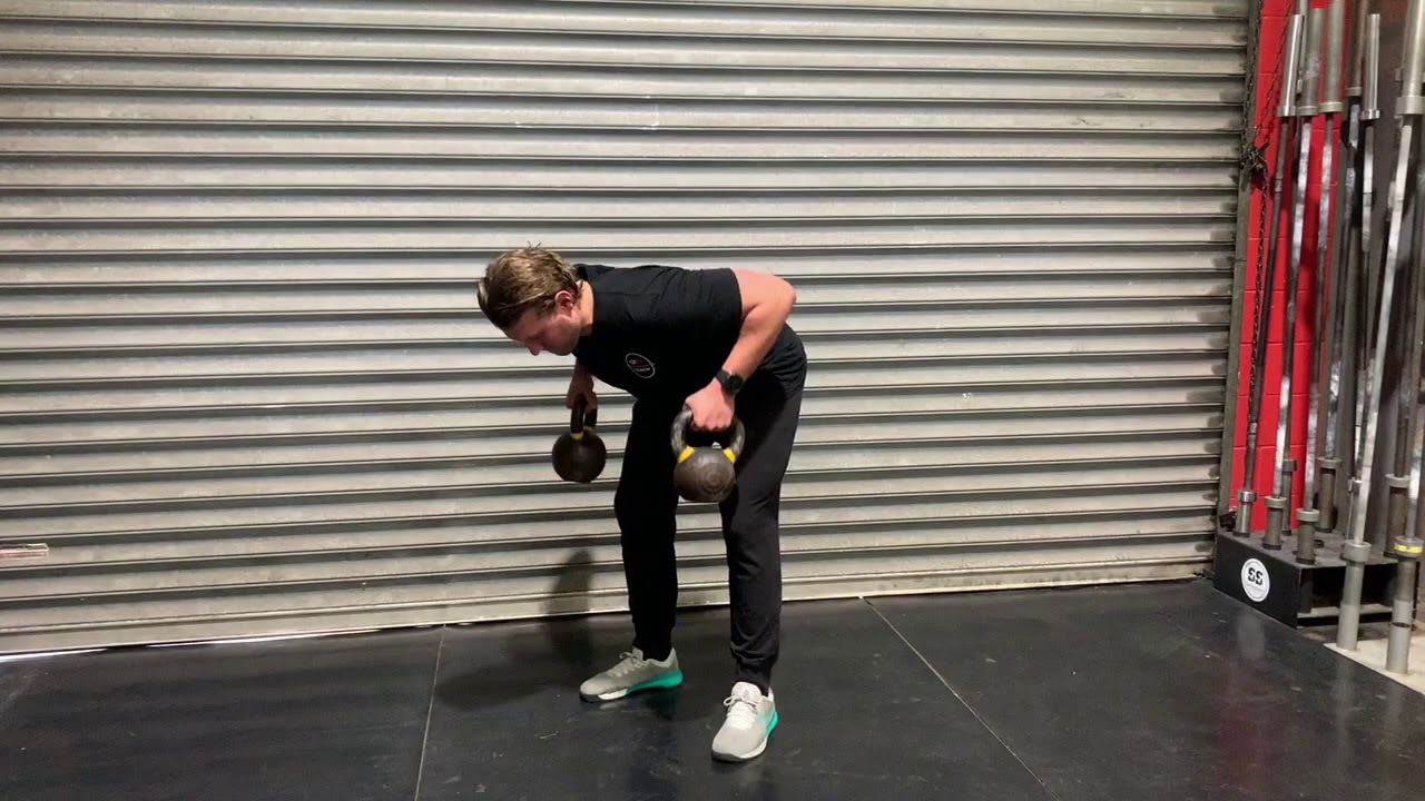 Double KB Bent Over Power Row - YouTube